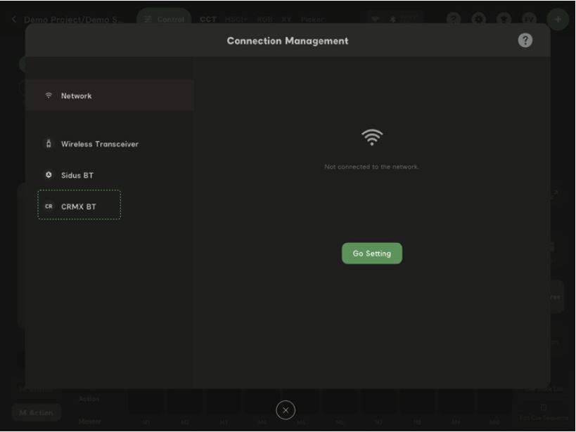 [Sidus One] CRMX Bluetooth IN to CRMX Transmitter/Wired DMX OUT